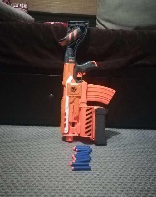 Nerf demolisher 2in1 с пулями