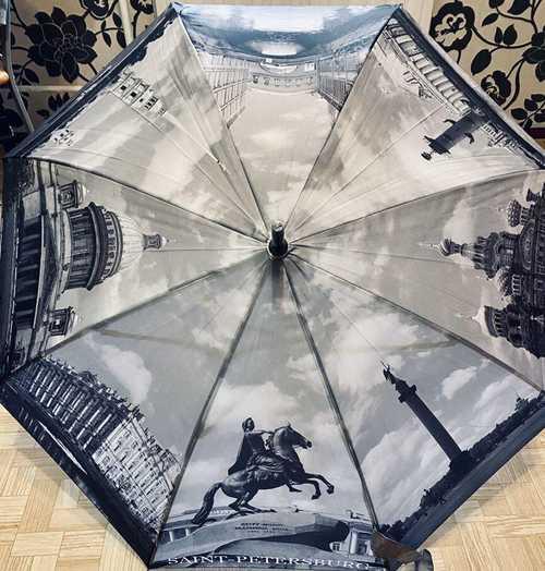 Новый большой зонт трость Санкт-Петербург