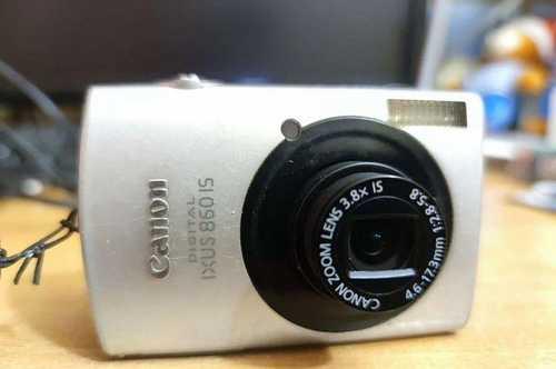 Компактный фотоаппарат Canon ixus 860 IS