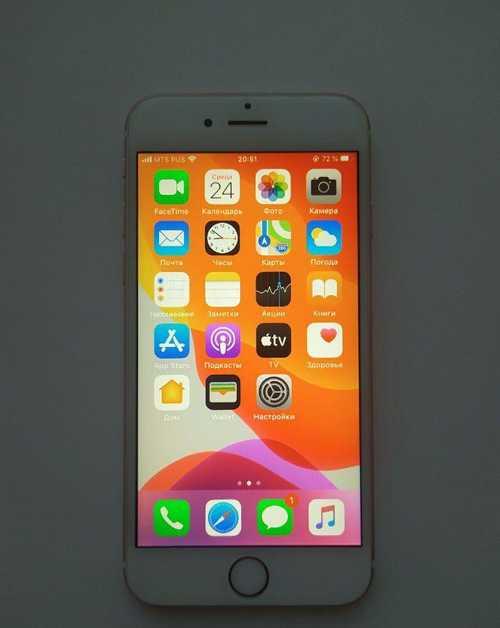Телефон iPhone 6s 64 gb rose gold