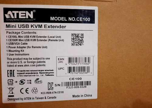 Mini USB KVM Extender CE100