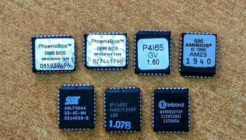 Микросхемы bios cmos flash eprom