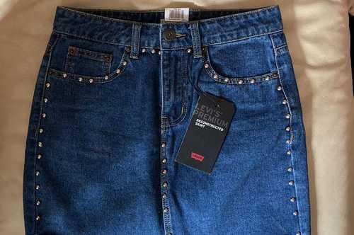 Джинсовая юбка levis
