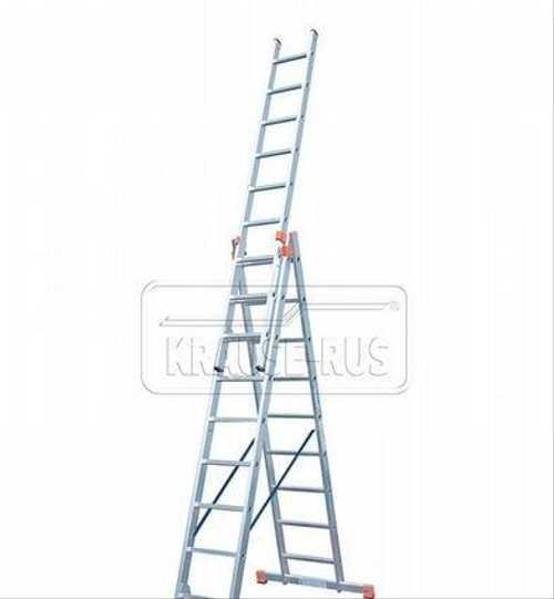 Трехсекционная лестница Krause Monto Tribilo 3x14