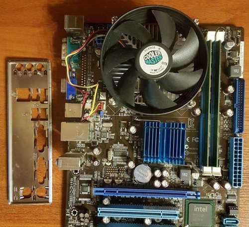 Плата microATX Asus LGA775 DDR3 lan 1Gb комплект