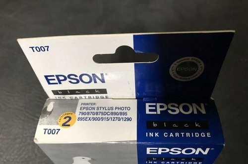 Картридж Epson T007 новый оригинальный