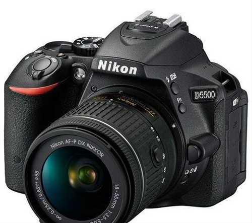 Nikon D5500 kit 18-55mm новый (гарантия)