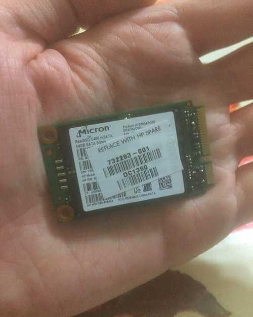 SSD msata 64gb для ноутбука