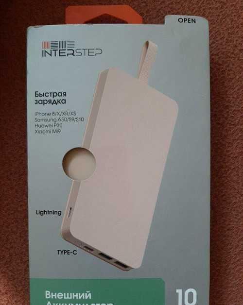 Внешний аккумулятор "Power bank" Interstep