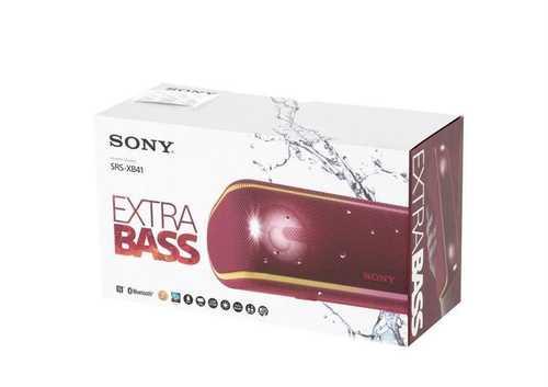 Колонка Sony SRS-XB41 red (новая)