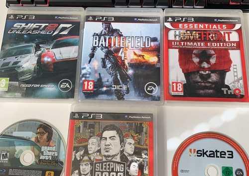 Игры для PS3 - Shift, bt4, Homefront, skate 3