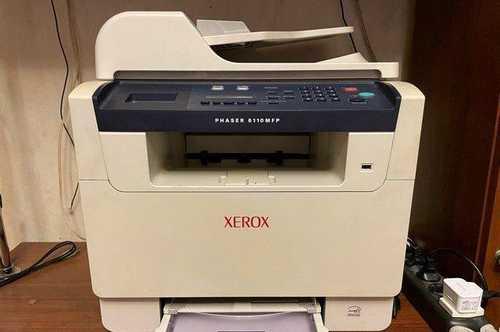 Цветное лазерное мфу Xerox Phaser 6110MFP