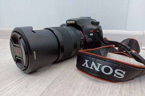 Фотоаппарат Sony a65 и фотовспышка Nissin Di622
