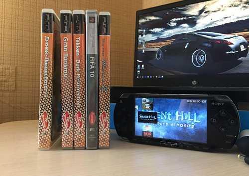 PSP 2008 Прошитая + комплект игр