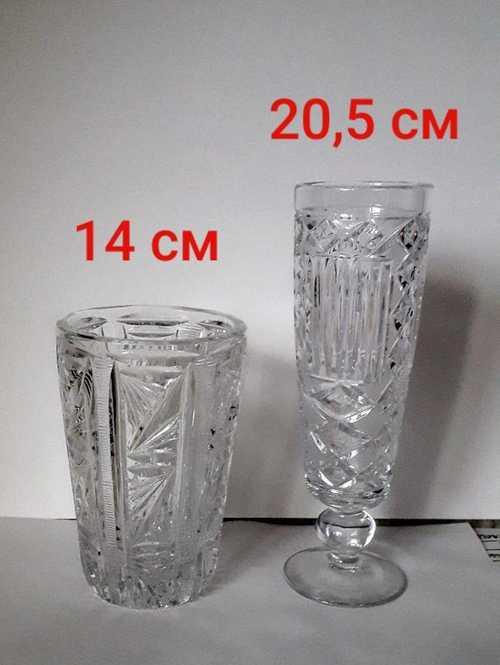 Вазы хрусталь СССР