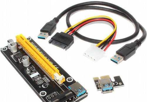 Risercard pci-e 2x x8 left