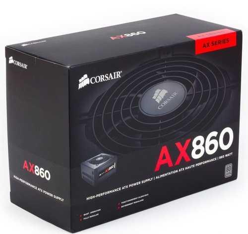 Corsair AX860 Platinum 162х153х88 мм