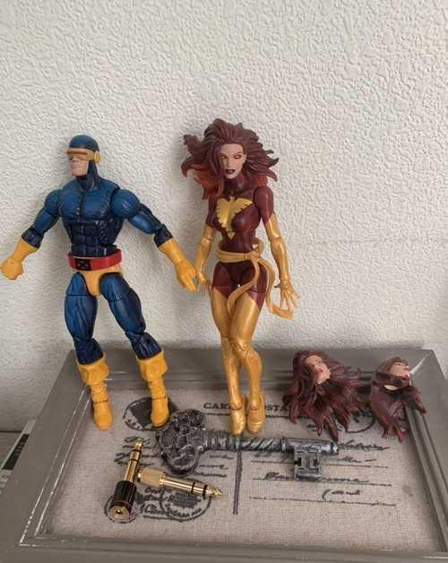 Фигурки Марвел легенд тёмный феникс и циклоп