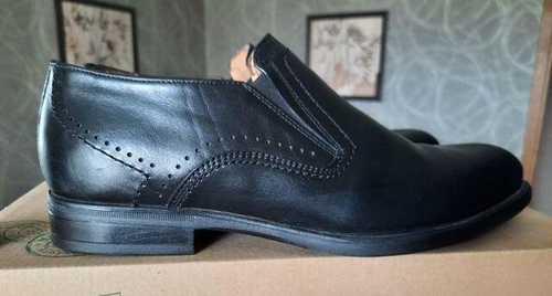 Туфли мужские " belwest" 40 размер, новые чёрные