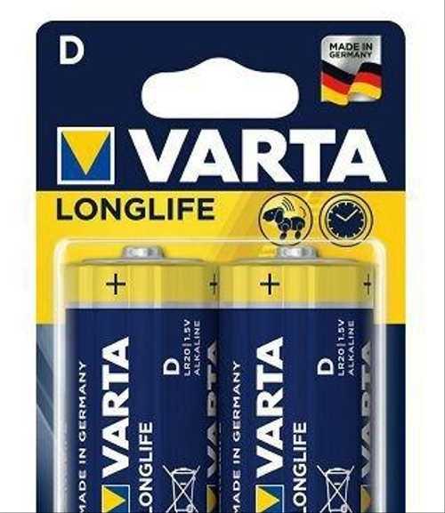 Батарейка LR20 Varta LongLife BL2 D 1,5V