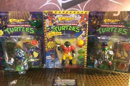 Ретро фигурки tmnt Turtles Playmates Черепашки