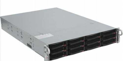 Сервер новый Supermicro 2*2680v4, 128gb, 9361 8i