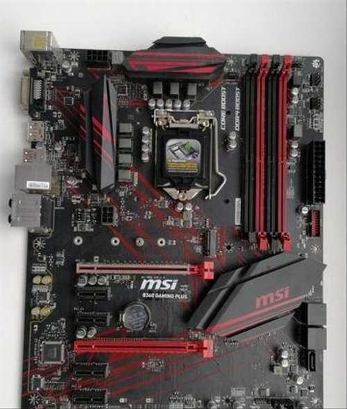 Материнская плата MSI B360 Gaming Plus