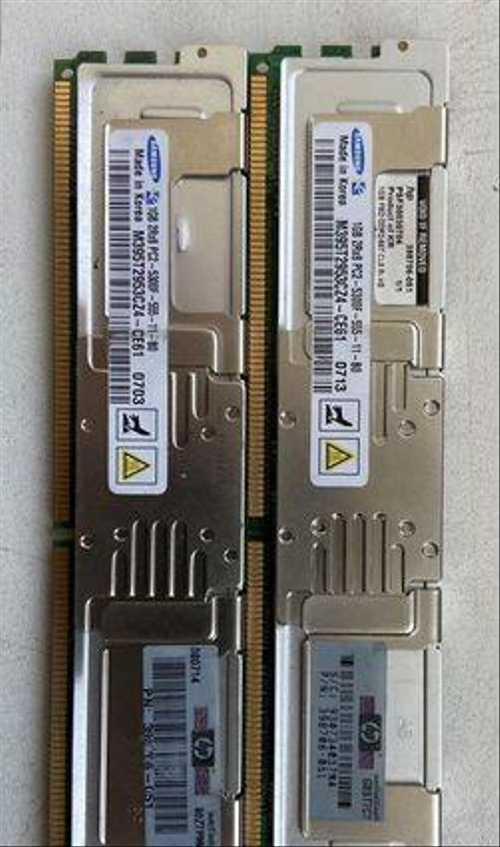 Оперативная память 1Gb 2Rx8 PC2-5300F-555-11-B0