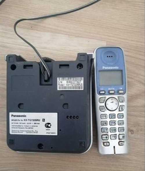 Телефон домашний panasonic kx-tg7205ru