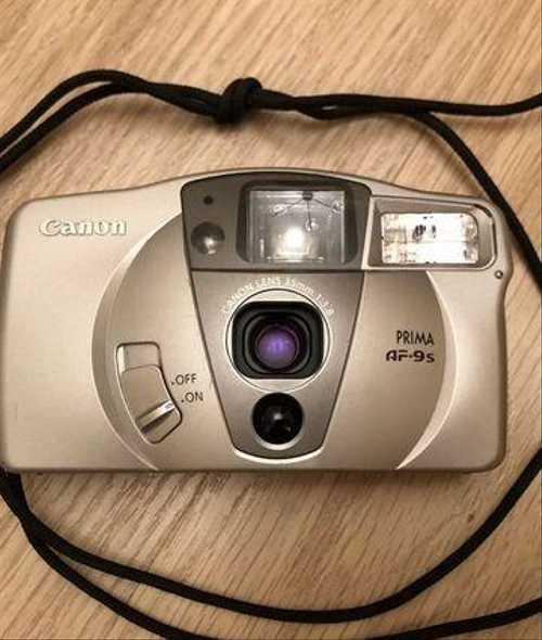 Плёночный фотоаппарат canon prima af9s