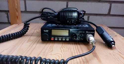 Радиостанция midland alan 78 plus +антена ml145