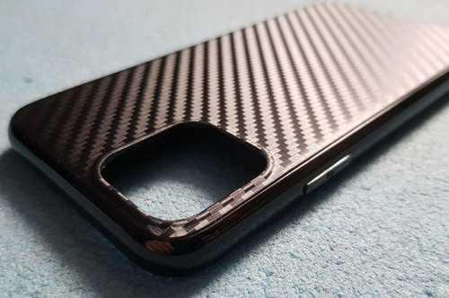 Премиум Клип-кейс Carbon для iPhone 11 Pro (Black)
