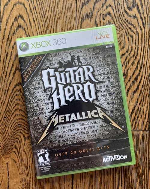 Xbox 360 Guitar Hero metallica