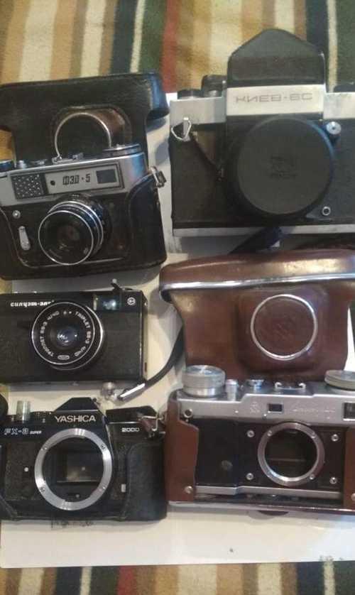 Фотоаппараты советские пленочные