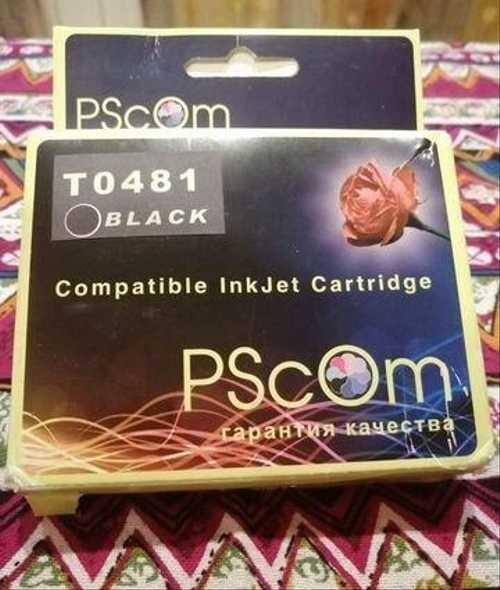 Картридж Ps-Com чёрный (Black) совместимый с Epson