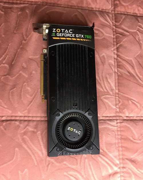 Видеокарта nvidia GTX 760 2gb (нерабочая)