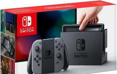 Nintendo Switch серый-серый + Dongle + 128GB Б/У