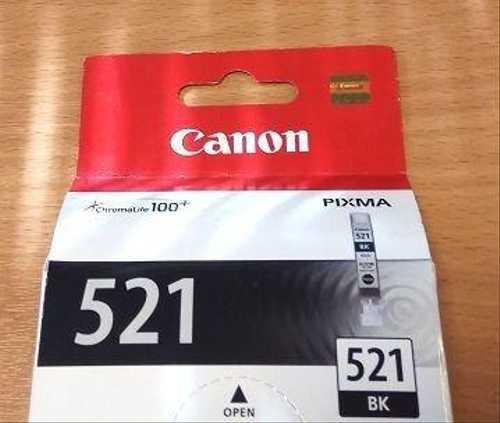 Картриджи для струйных принтеров Canon 521 новые