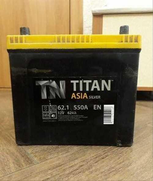 Аккумулятор titan Asia silver 62.1 Ah 550 A | Festima.Ru – частные ...