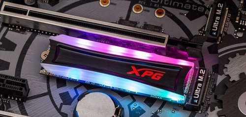 Adata SSD XPG 512 гб M.2 AS40G-512GT-C RGB