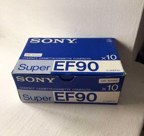 Аудиокассеты Sony Super EF 90