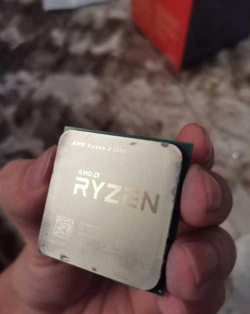 Процессор AMD ryzen 3 1200 3.1mhz + кулер deep coo
