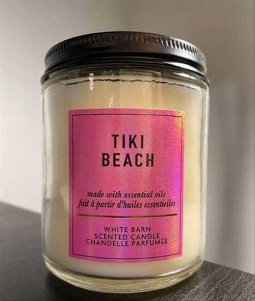 Свеча bath and body works tiki beach