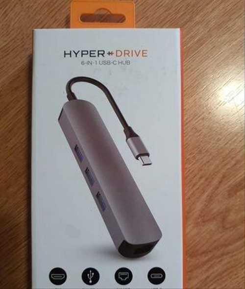 HyperDrive 6-in-1 USB-C Hub (HD233B)