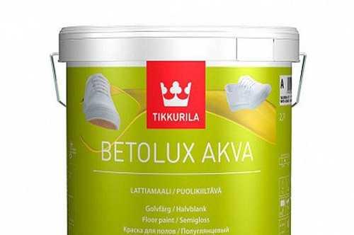 Краска для пола. Tikkurila betolux Akva