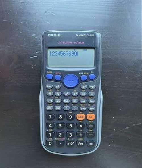 Калькулятор научный casio FX-82ES plus черный