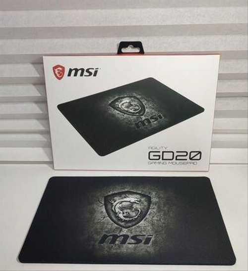 Игровой коврик для мыши MSI agility GD20