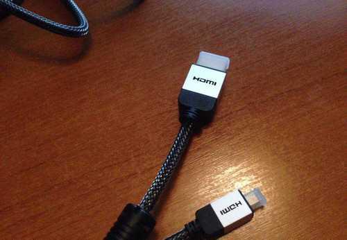Hdmi (microhdmi-hdmi) 2.0 метра