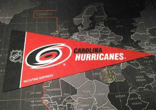 Мини вымпел хоккейный NHL Carolina Hurricanes