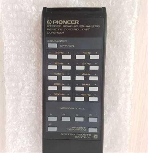 Pioneer CU-GR001 пульт эквалайзера pioneer GR-777